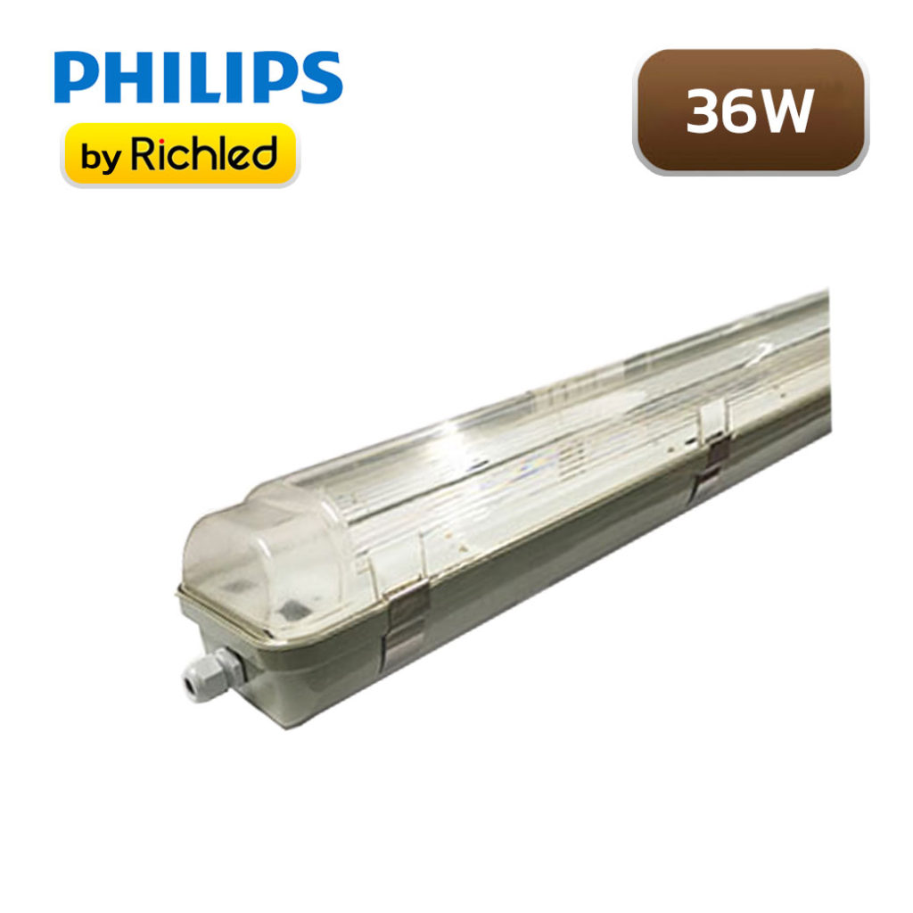 โคมกันน้ำกันฝุ่น 36w Philips tcw097 2x36w - www.richestsupply.com ...